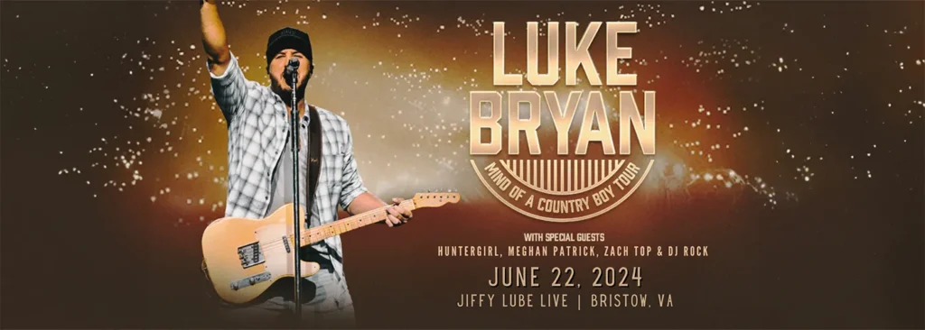 Luke Bryan Tickets | 22 June 2024 | Jiffy Lube Live